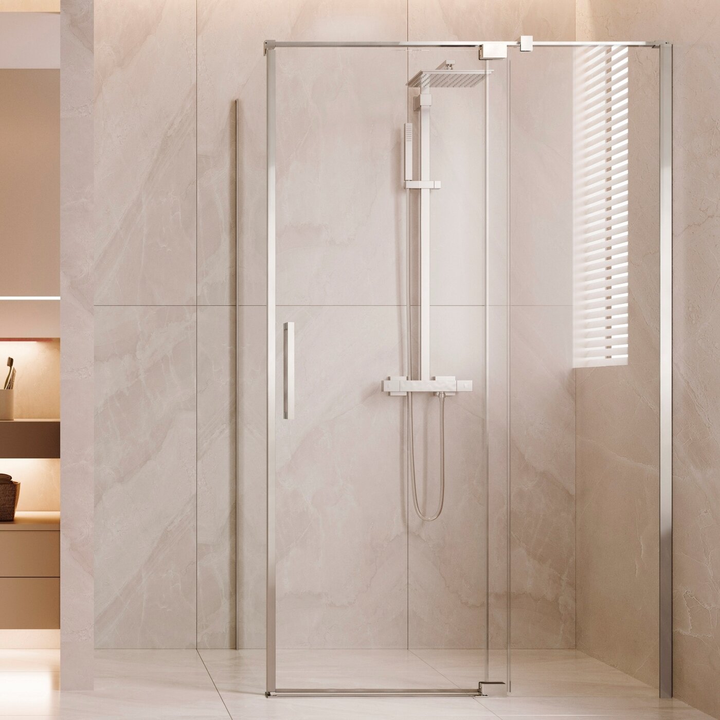 Душевой уголок Vincea Extenza 120х100 VSR-4EX111210CL хром