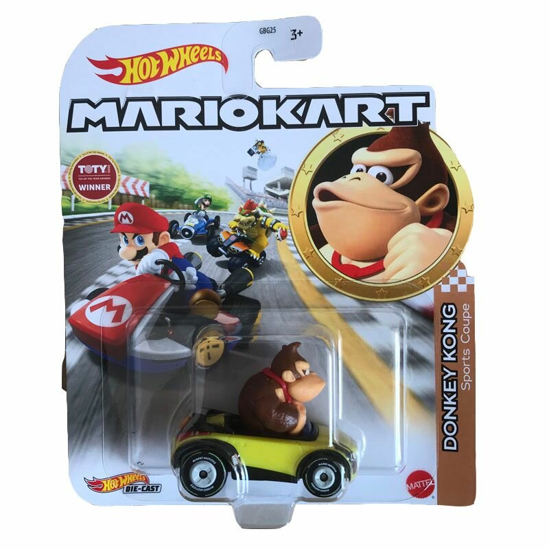 Mattel The Super Mario Mariokart / Детский Коллекционный Набор Игрушечных Машинок Марио, Подходящий Для Подарков На День Рождения Детям От 3 Лет И Старше
