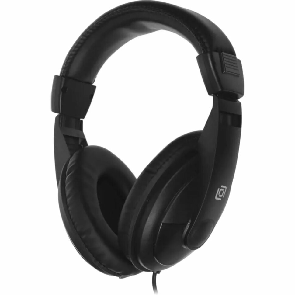Наушники Оклик (HP-M211VB) HP-M211V, мониторные, 1.8м черный проводные, 2478276