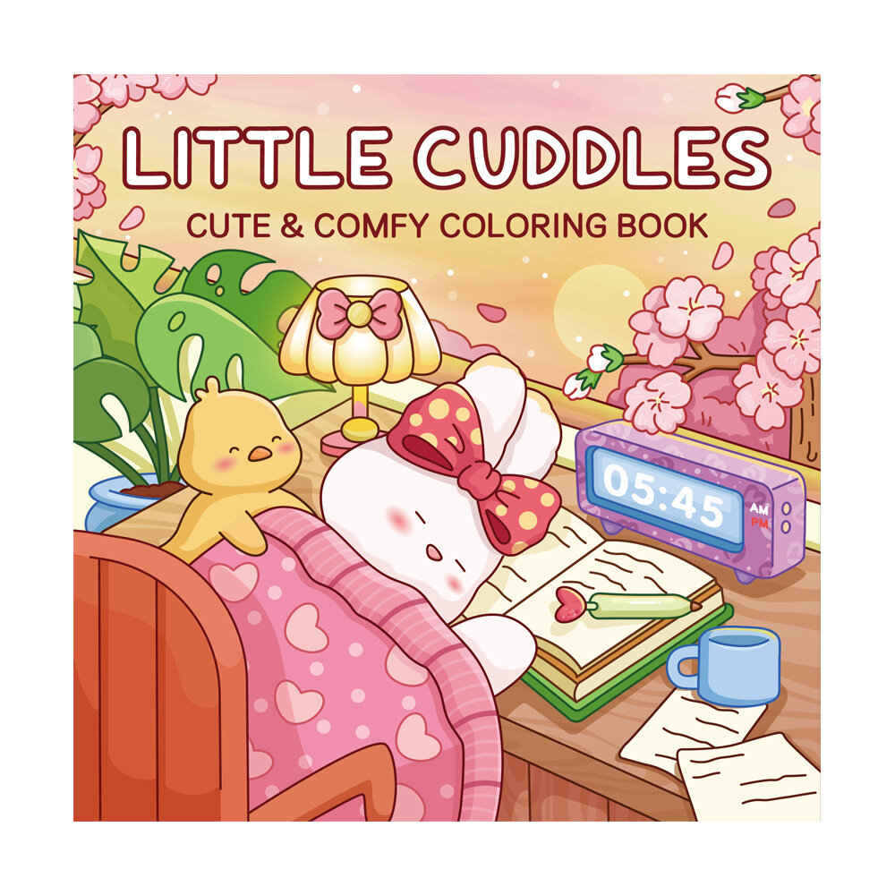 Раскраска Little Cuddles для взрослых и детей – милая и приятная раскраска для отдыха | Материал: бумага, розовый цвет | Идеально подходит для творчества и снятия стресса | Отлично подходит для рисова
