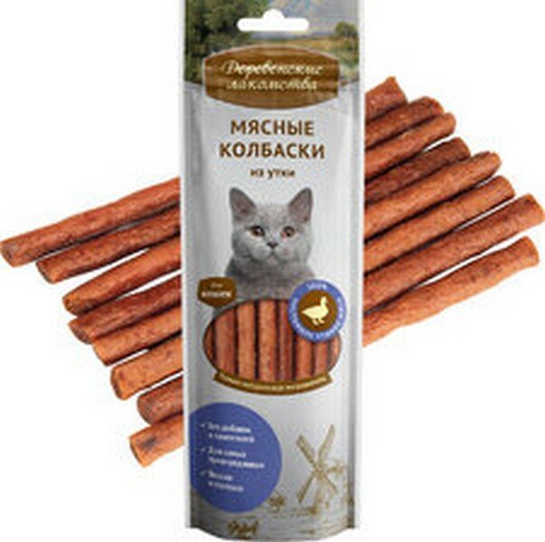 Мясные колбаски из Утки для кошек 45 г
