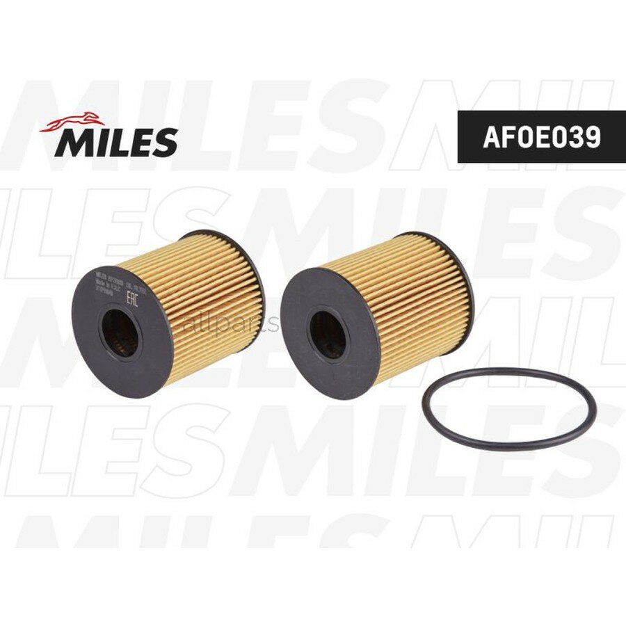 MILES AFOE039 Фильтр масляный FORD FOCUS/MONDEO/TRANSIT 2.0D-3.2D/PEUGEOT 206-407 1.1-2.0