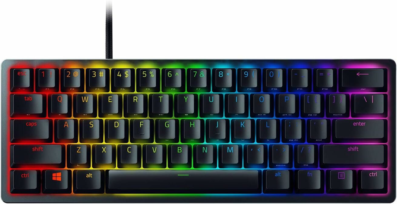 Игровая клавиатура Razer Huntsman Mini 60% Optical Gaming Keyboard, Linear Optical Switches Chroma RGB Black