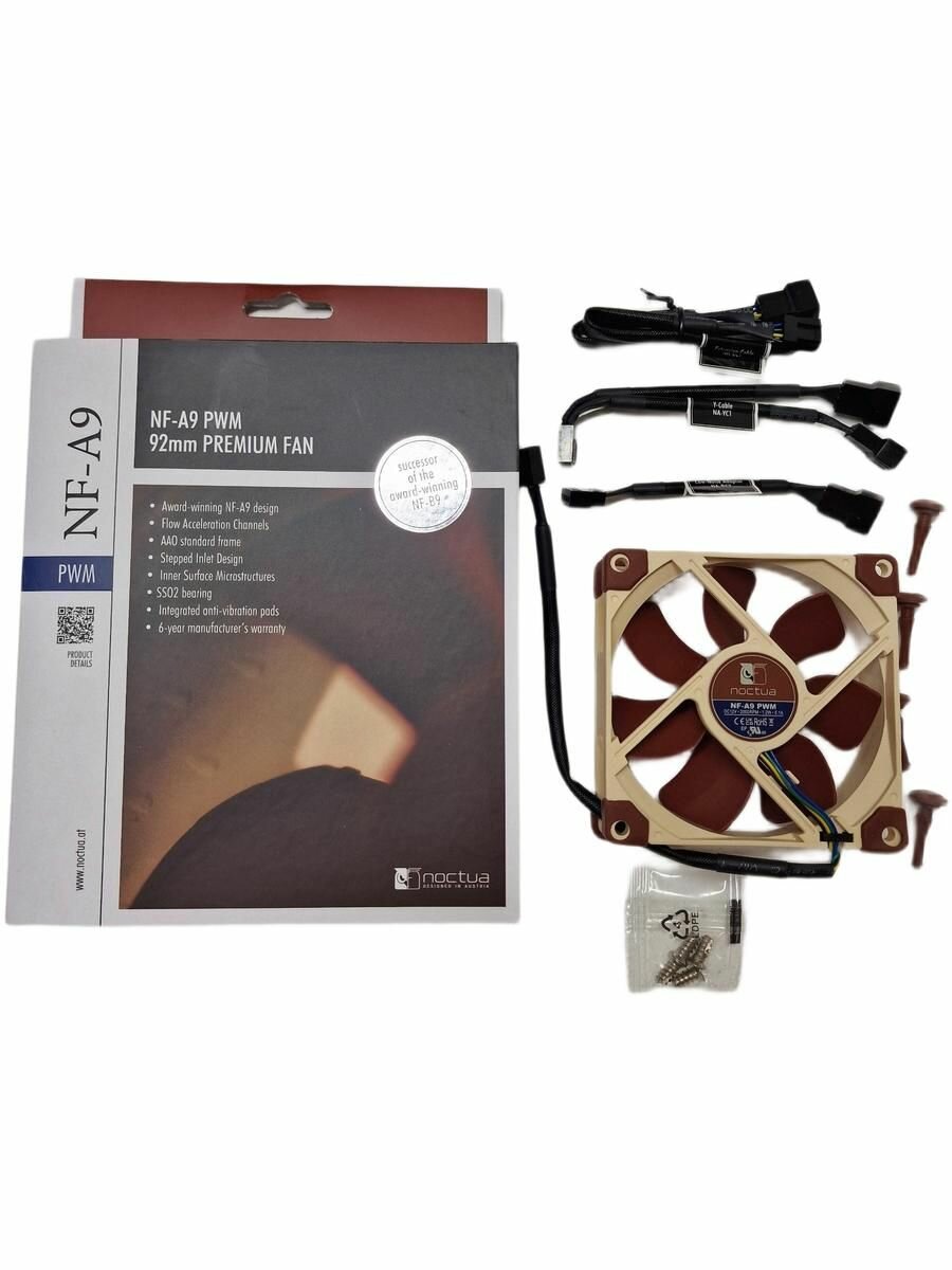 Вeнтилятор для корпуса кулер Noctua NF-A9 PWM 92x92x25 мм