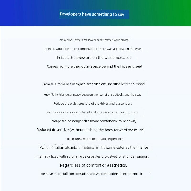 Fanxi подходит для треугольной поясничной поддержки Ideal L7, подушки для спинки L9, модификационных деталей для