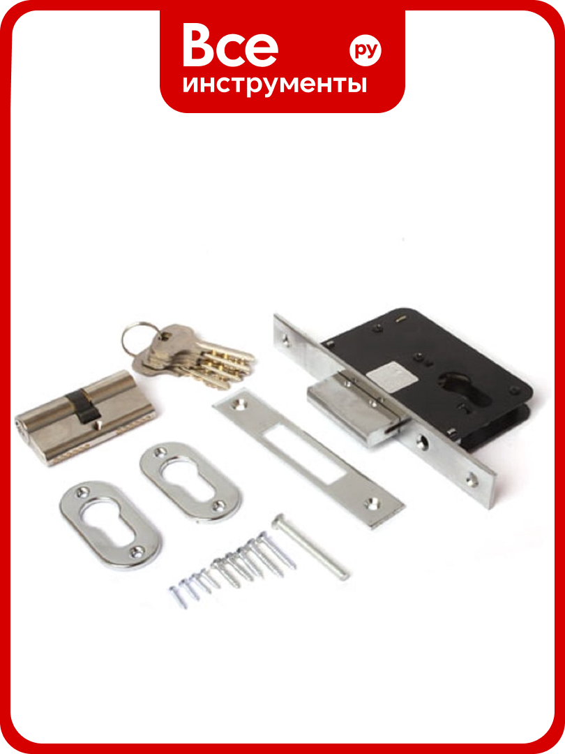 Замок, APECS, врезной APECS 95/60-CR 16278 00016278, деревянных, запирания левых и правых