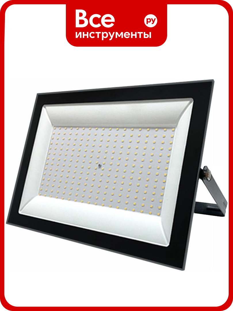 Прожектор FLLED LightPAD Grey, металлический корпус, холодный белый свет, защита IP65, прямоугольный светодиодный модуль