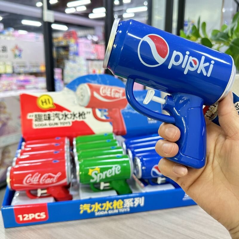 Водный пистолет, замаскированный под банку газировки, игрушка для игр в ванной для мальчиков и девочек