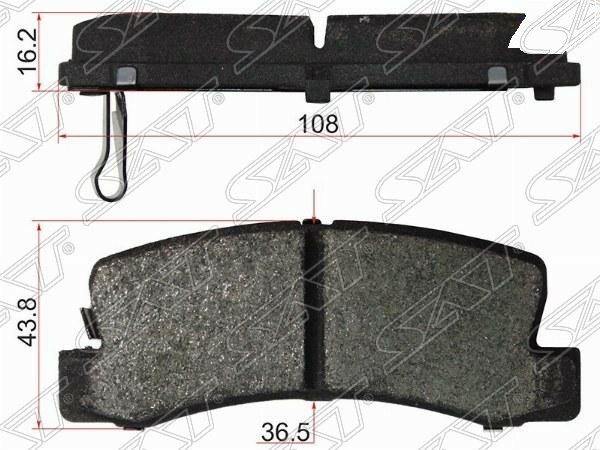 Колодки тормозные сзади Lexus RX 97-03 / SAT ST-04466-20080 Toyota Avensis 97-03