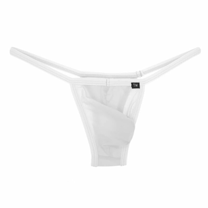 Мужские стринги белые, Color: WHITE