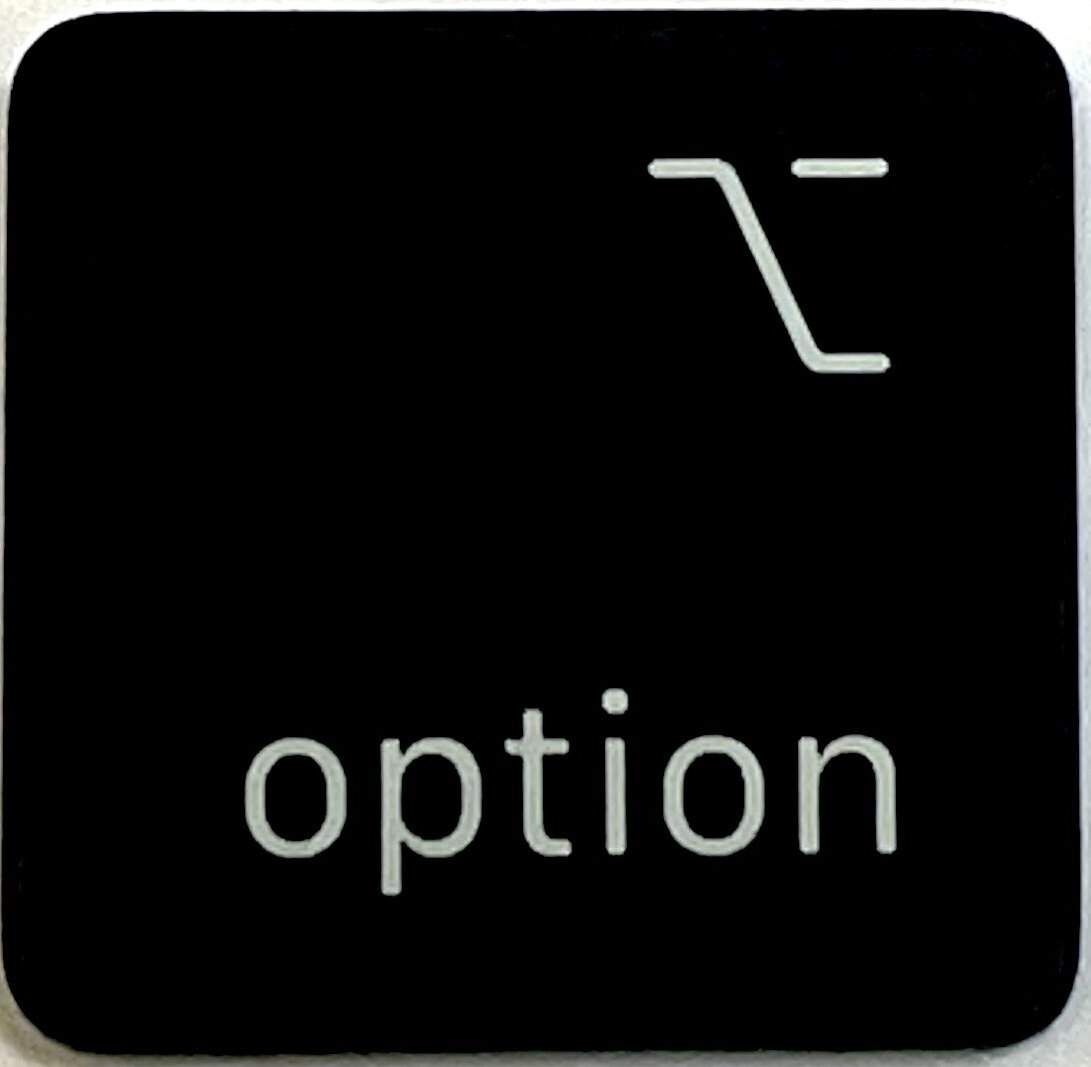 Кнопка клавиша Option левая Macbook Air, Pro M1 2019-2022