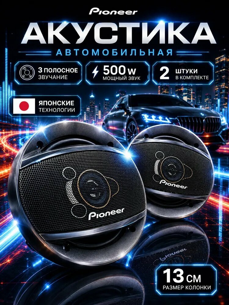 Динамики автомобильные 13см