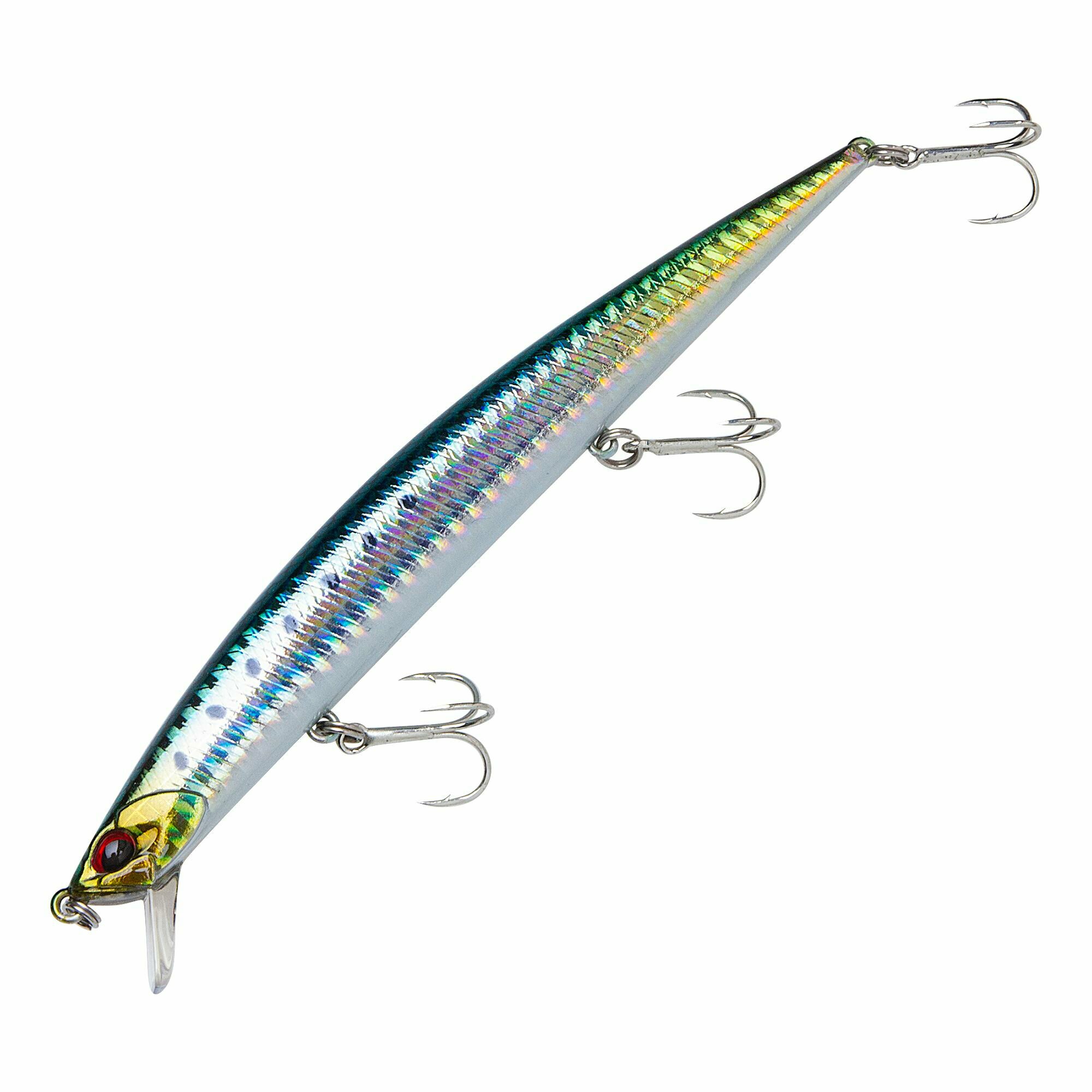 Воблер DUO Tide Minnow Slim 140 #DHA0405 Sardine Ultra, нейтральная плавучесть, 18,6 г.