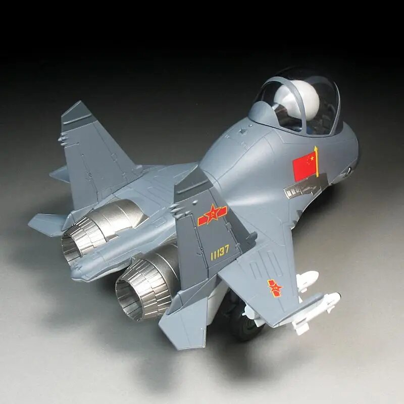 Модель самолета J-11 из пластика