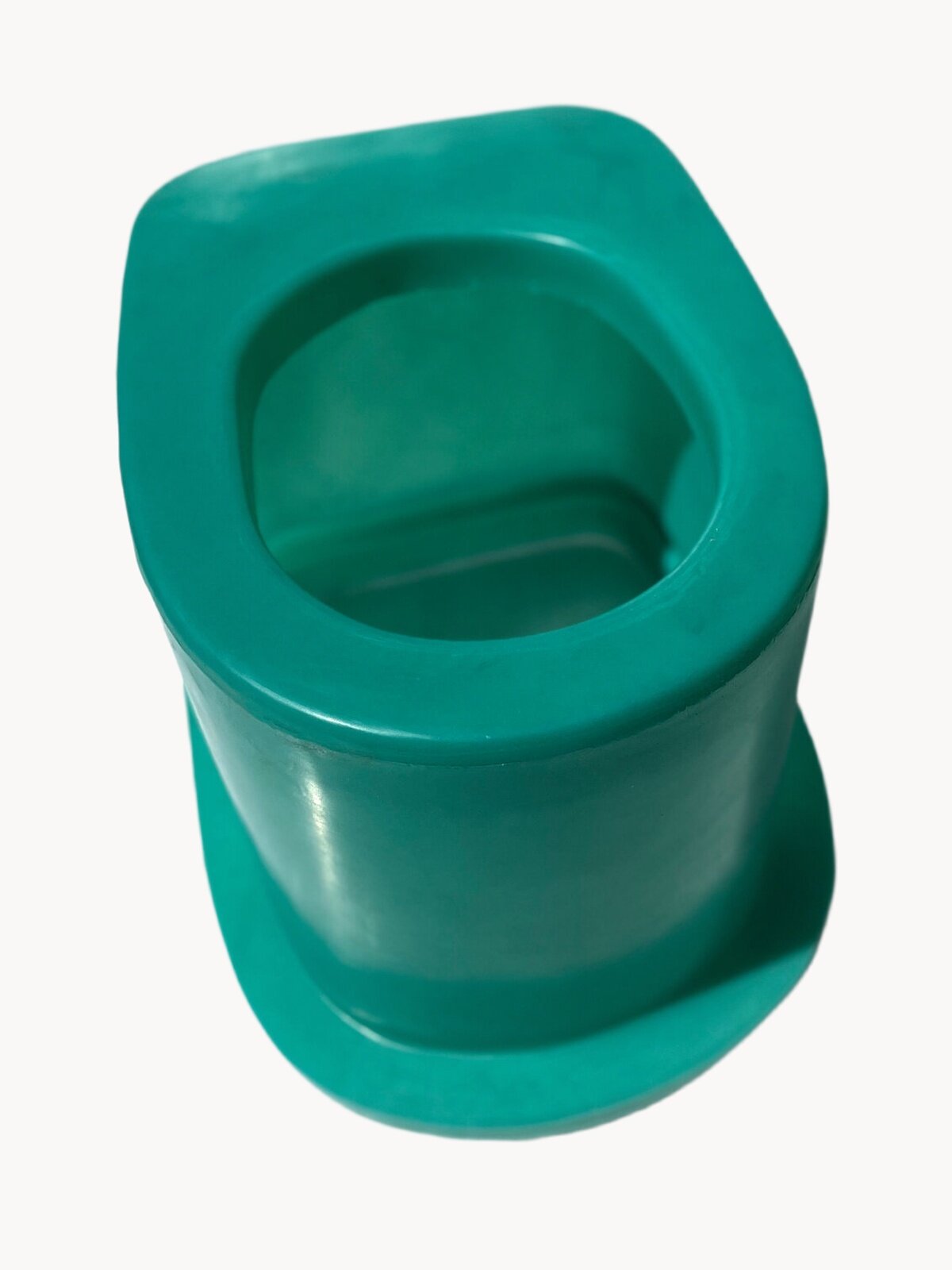 Унитаз Ирпласт, дачный, зеленый, напольный, 45x43x58 см, 4 кг