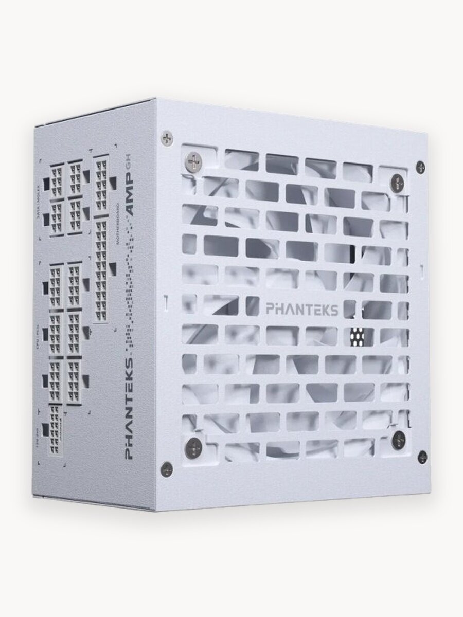 Блок питания Phanteks AMP GH, 1000W, 80+ Gold, ATX3.1, белый (PH-P1000RT_WT01)