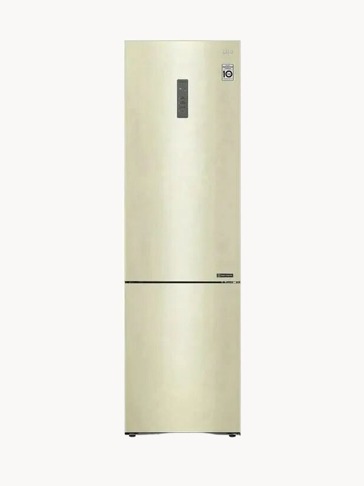 Холодильник двухкамерный LG GA-B509CEWL, A+, 419 л, Total No Frost, DoorCooling+, инверторный мотор, бежевый