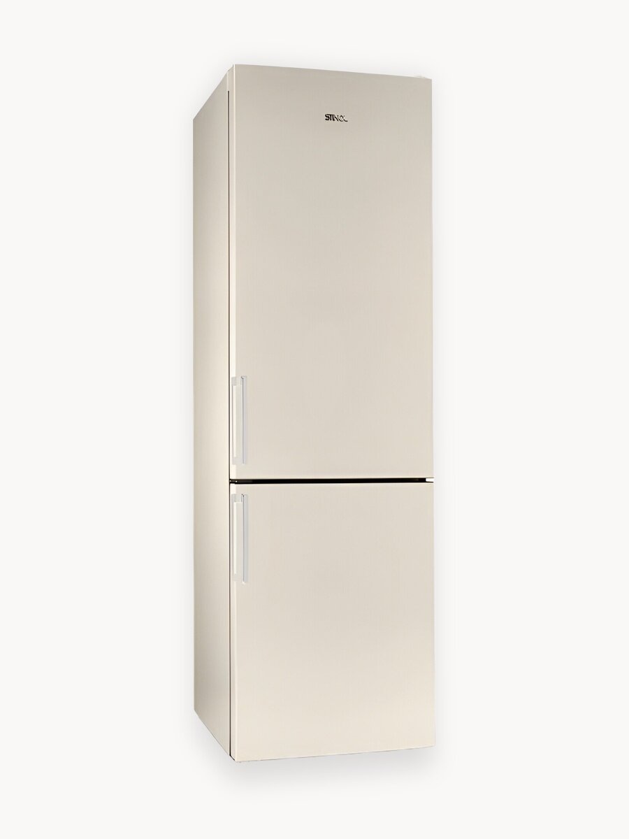 Холодильник двухкамерный STINOL STN 200 E Total No Frost, бежевый