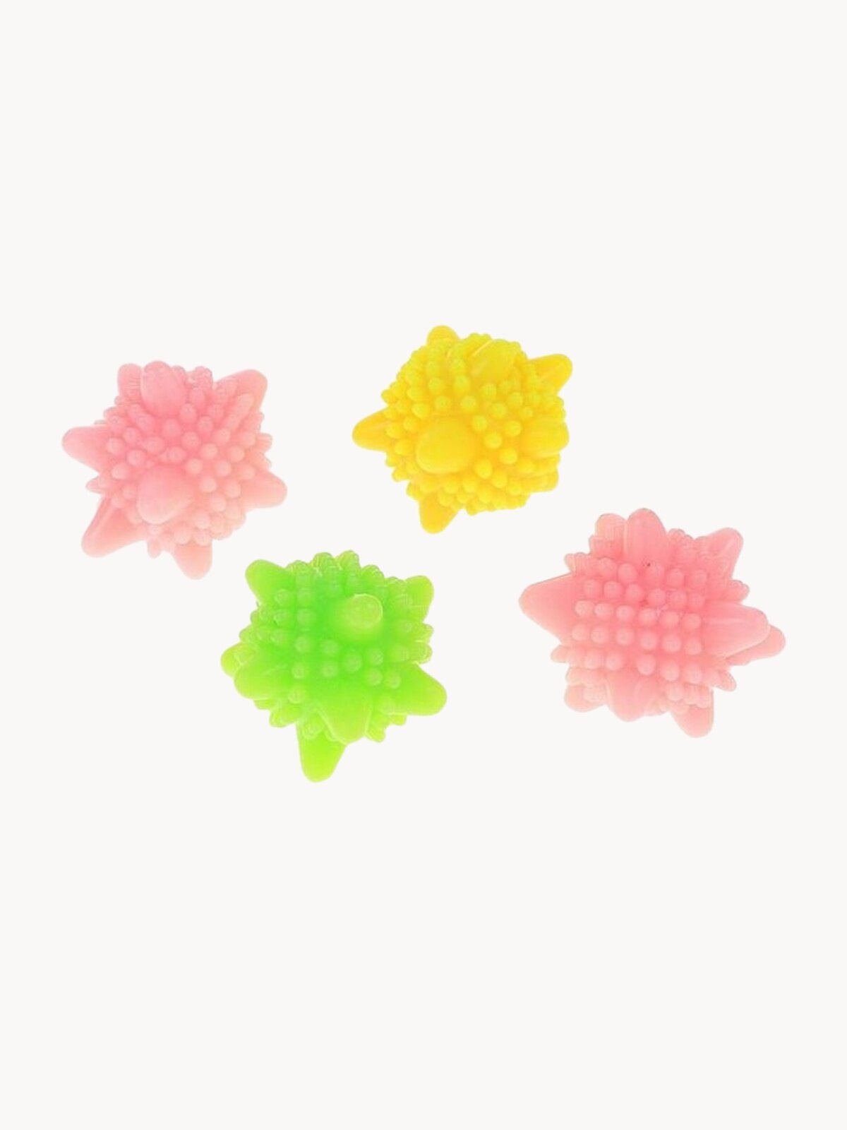 Набор шаров для стирки, d=6 см, 4 шт / Набор резиновых стиральных Шариков