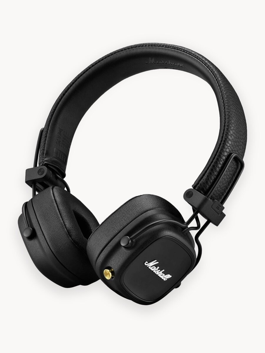 Беспроводные наушники Marshall Major IV, mini jack 3.5 mm，Bluetooth 5.0，черный