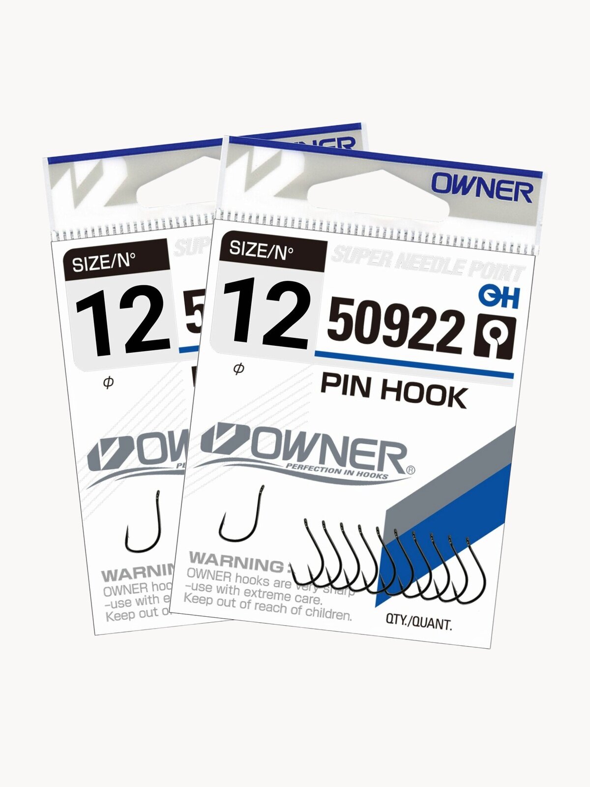 OWNER Крючок Pin Hook BC №12 11шт 2 упаковки