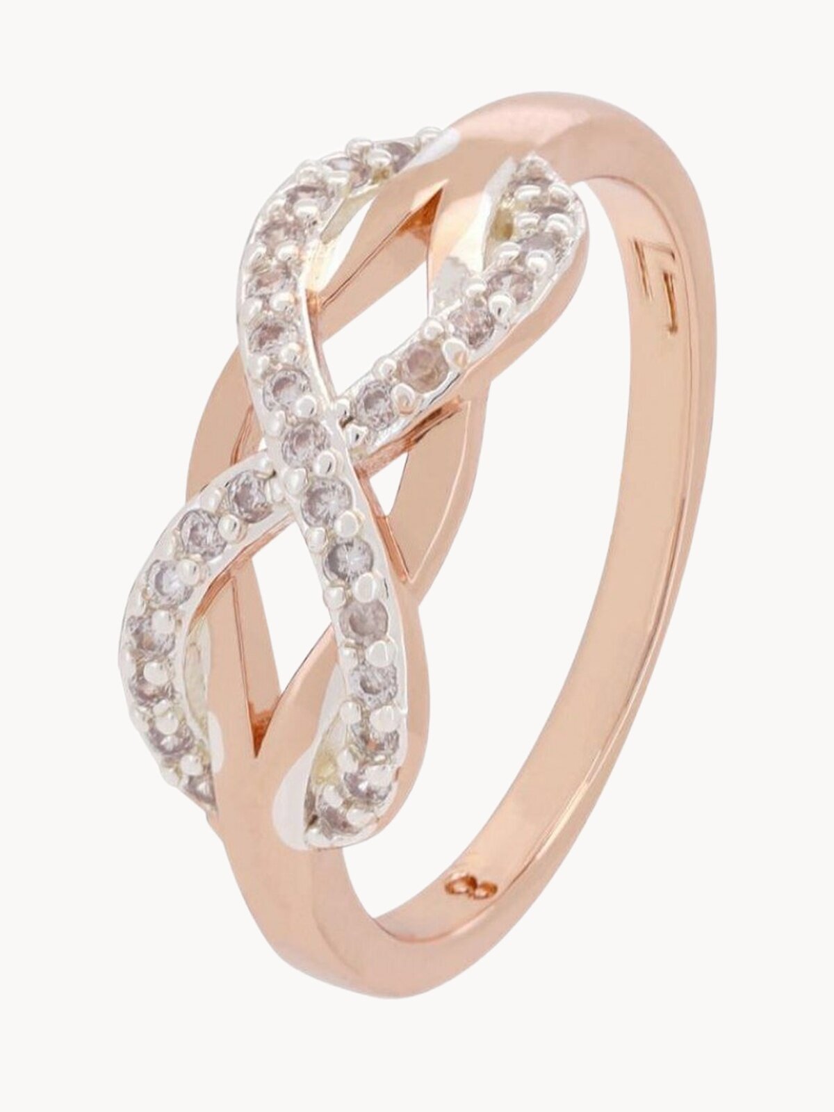 Кольцо помолвочное, фианит, кристалл, искусственный камень