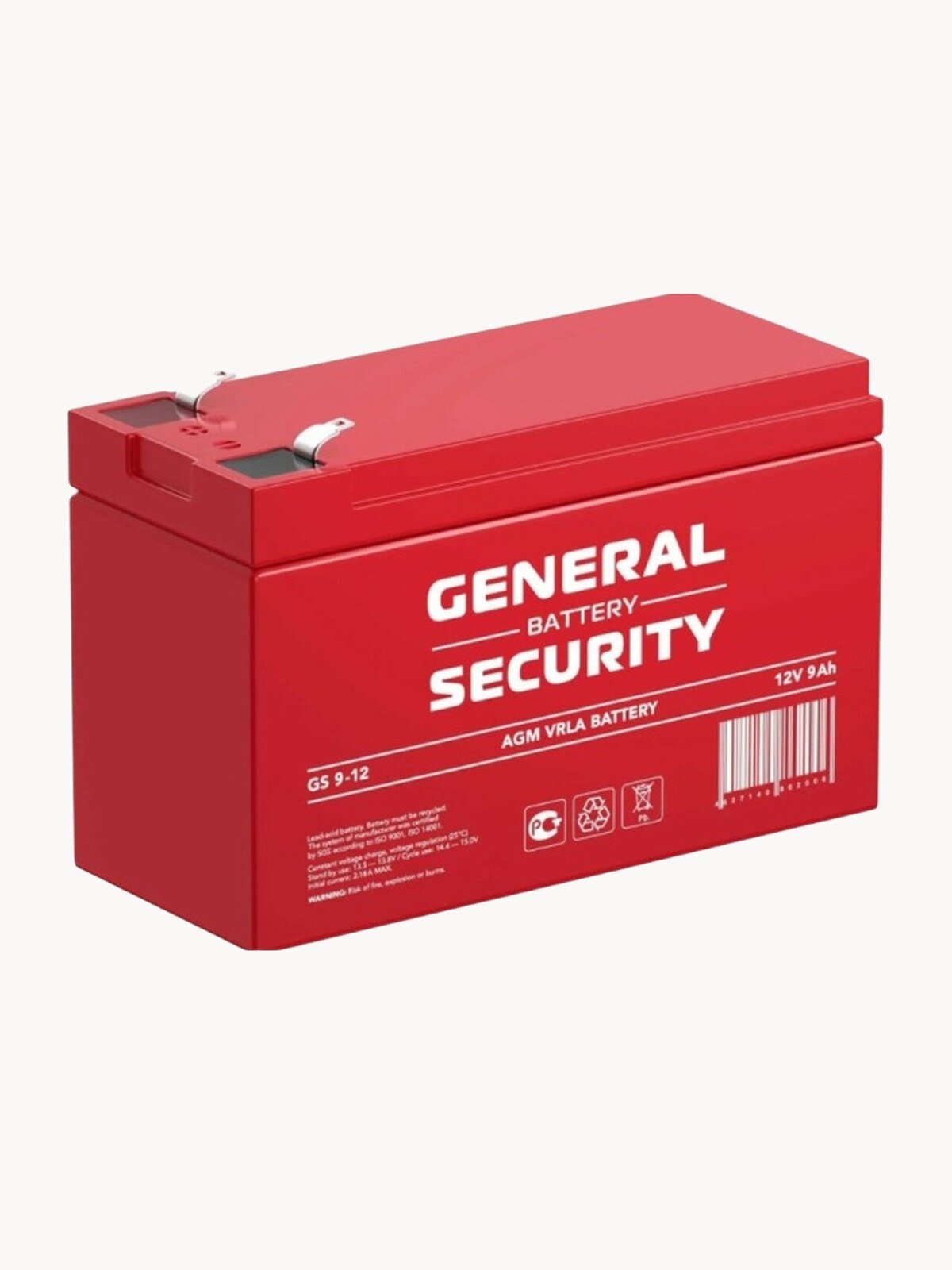 Аккумулятор General Security GS9-12