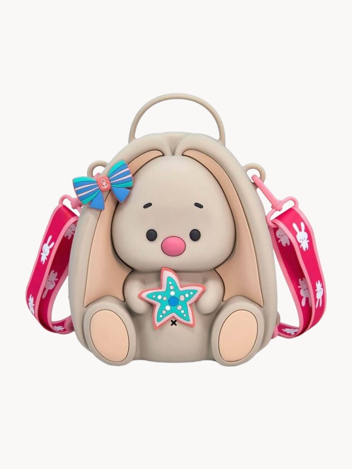 Рюкзак Budi Basa Зайка Ми из силикона со сменными джибитсами (2 комплекта)