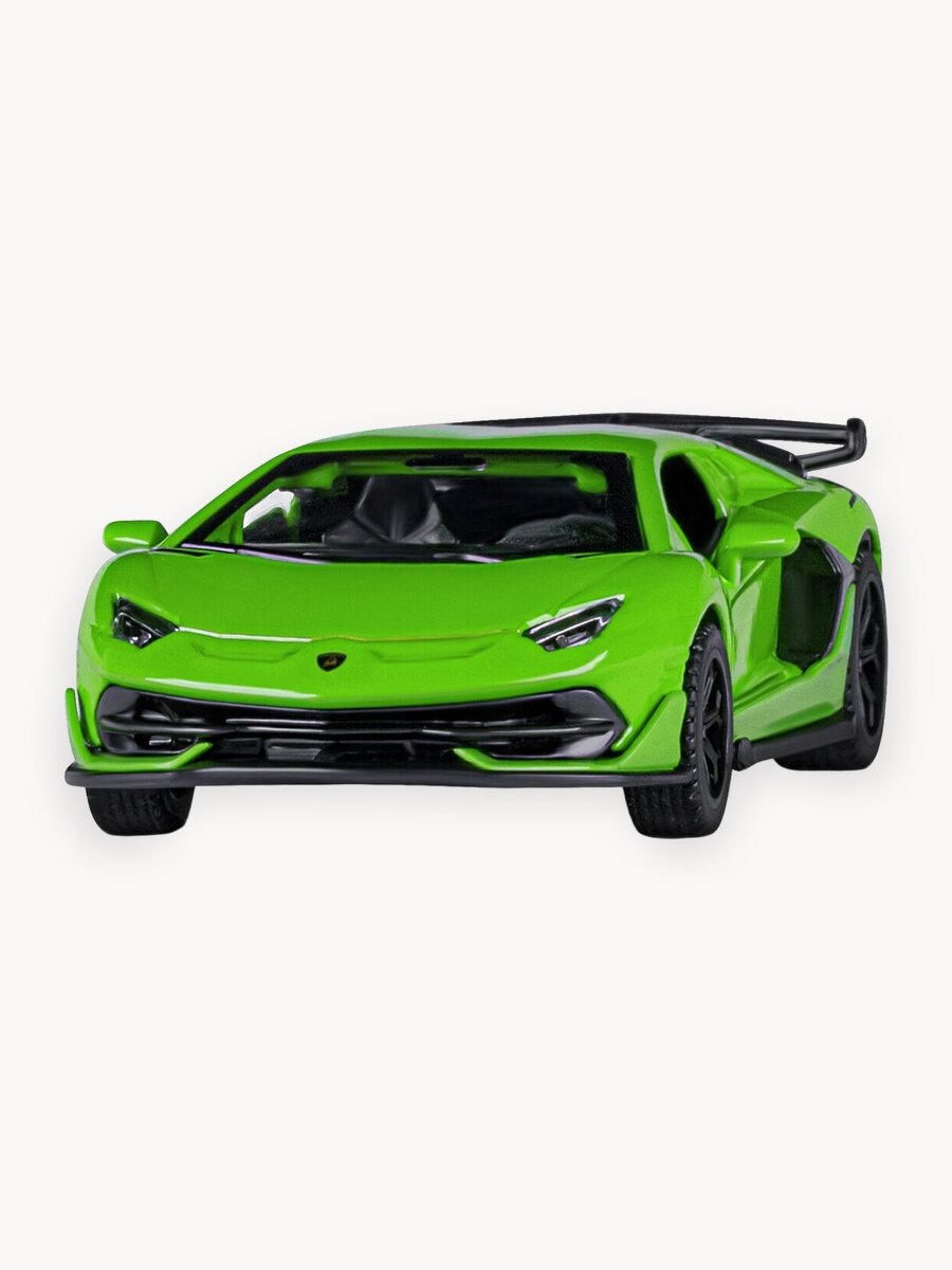 Машинка металлическая инерционная ТМ Автопанорама, Lamborghini Aventador SVJ, М1:43, зеленый, JB1251799