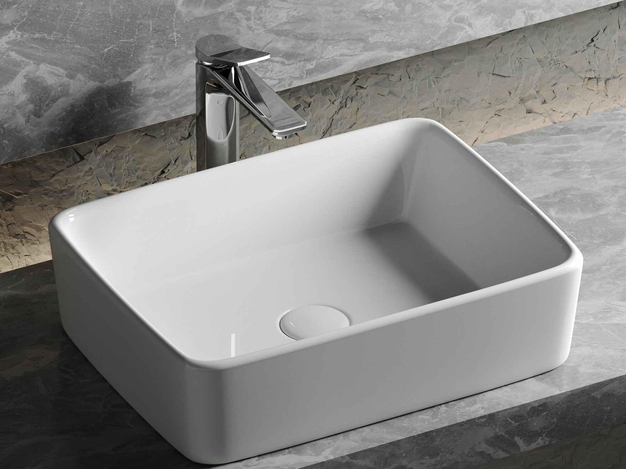 Мебельная раковина Ceramicanova Element 48 CN6037 белая