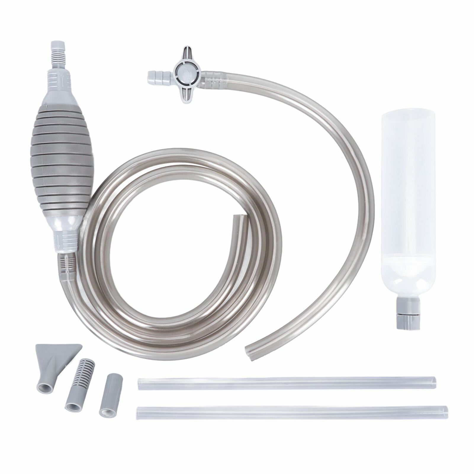 Сифон для аквариума, сменщик воды, утолщенный безопасный аквариумный пылесос для очистки гравийного песка