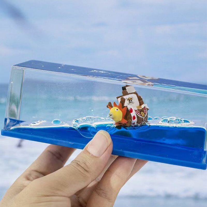 Украшение для рабочего стола Дрейфующая бутылка, никогда не тонущий пиратский корабль "Солнечный свет"