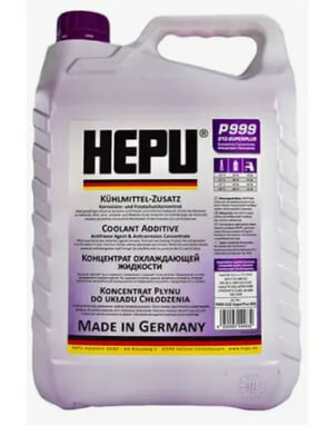 HEPU Антифриз Coolant G12+ концентрат фиолетовый 5 л P999G12PLUS005