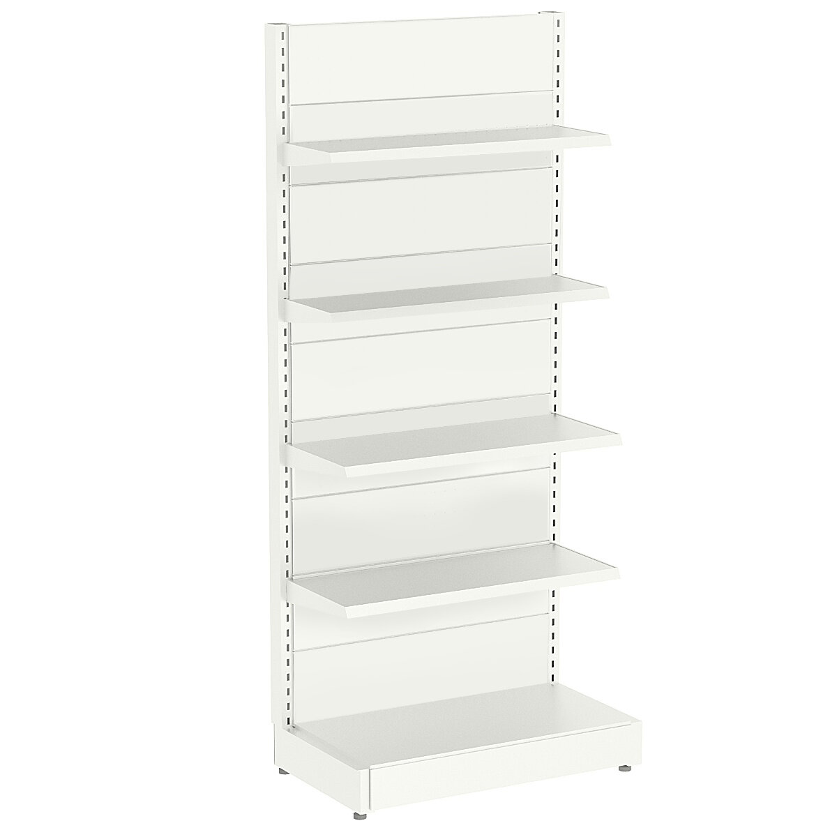 Стеллаж металлический пристенный №3-П-2.4-1. Производитель товара - компания ТОБ.