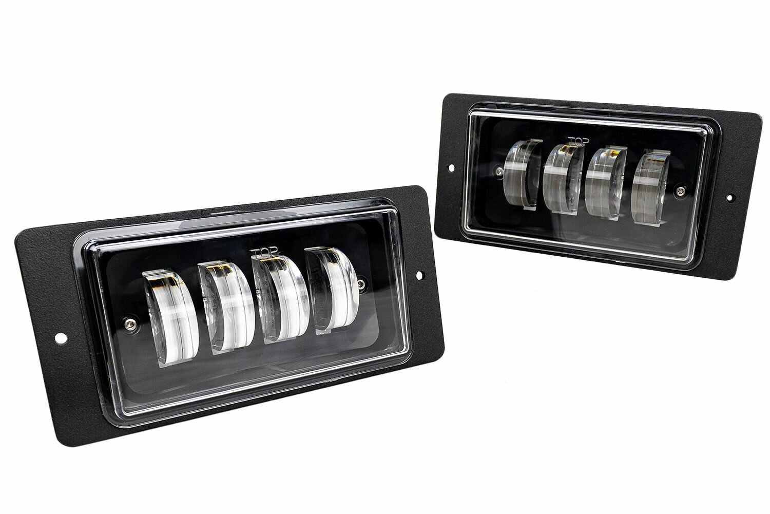 Светодиодные ПТФ Эконом (4 линзы, 36W, 2600lux) для ВАЗ 2110-2112, 2113-2115, Шевроле Нива до рестайлинга 2009 года