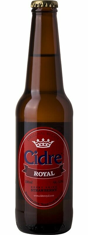 Сидр "Cidre Royal" with Strawberry, 12 шт, 0.33 л