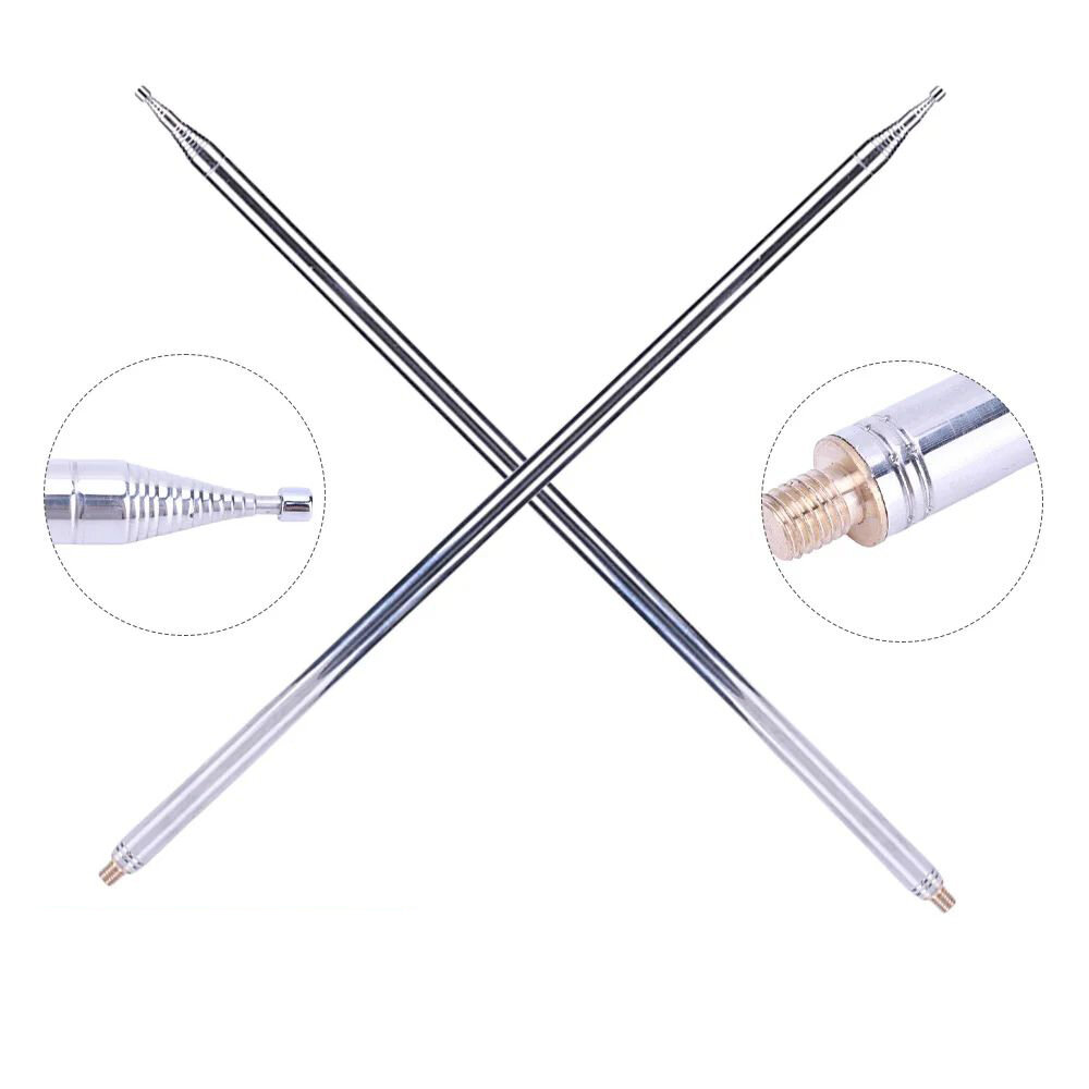 Телескопическая штыревая антенна из нержавеющей стали длиной 5,6 м, самодельная телескопическая антенна, коротковолновая антенна для КВ-радио, антенна V-типа, антенна GP, антенна типа «Яги»