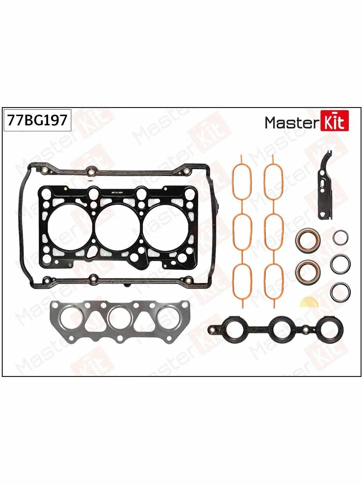 Комплект прокладок ГБЦ VAG AGA, AJG, MASTERKIT 77BG197