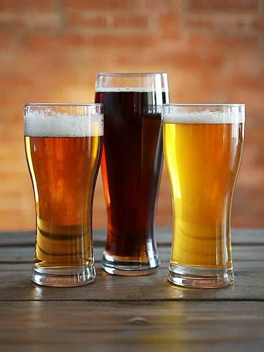 Набор бокалов, пивных стаканов Pasabahce "Pub" 2 шт, 500 мл. Закаленное стекло, для пива, коктейлей. Для пива, воды, коктейлей. Турция