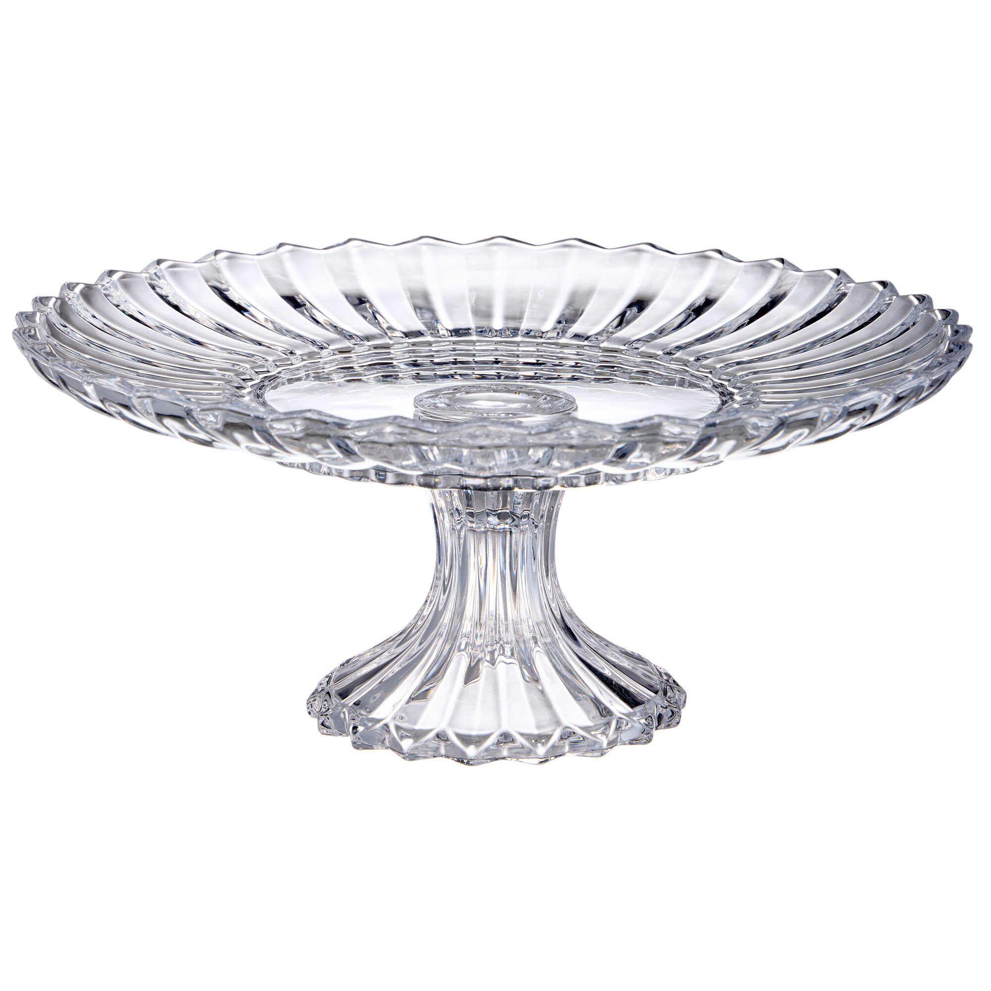 Блюдо сервировочное на ножке brilliance круглое, 29,5*13,5 см KSG-691-147