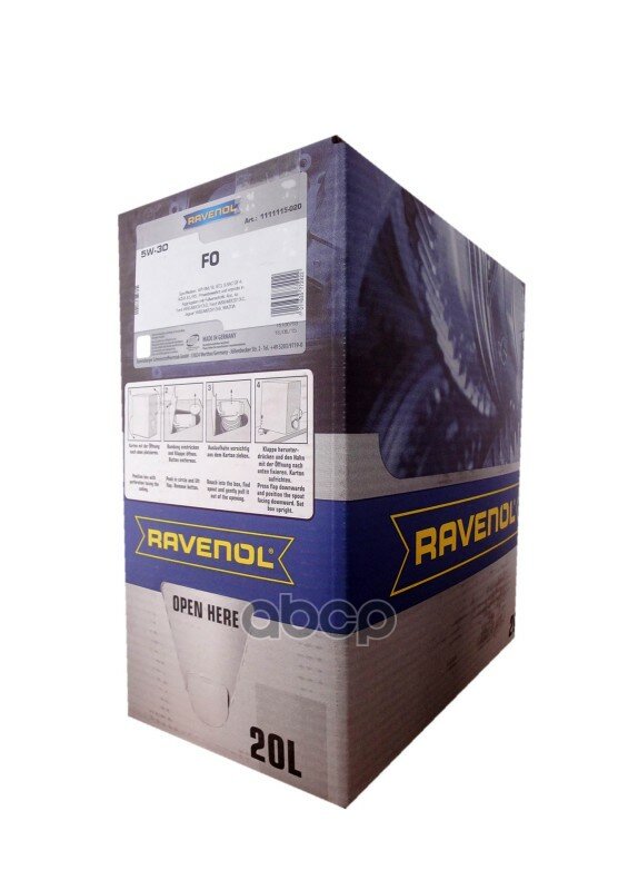 Моторное масло RAVENOL FO SAE 5W-30 (20л) ecobox Ravenol арт. 4014835772922