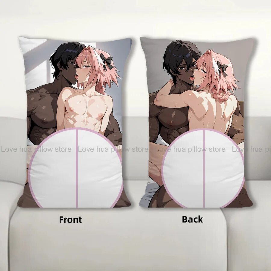 Аниме-подушка Astolfo 40x60, полиэстер/хлопок 2WT pillowcase, 04