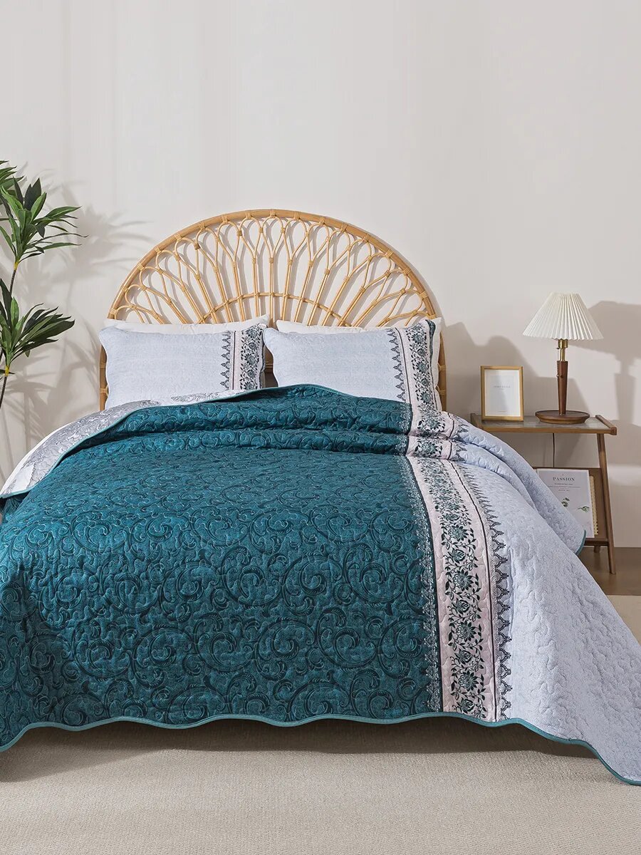 Покрывало 230х250 и 2 наволочки 50х70 Patchwork