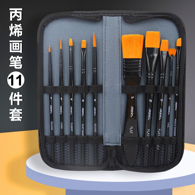 Набор водных мелков "Marley" G1611, с кистью для рисования, ручкой для начинающих и сумкой