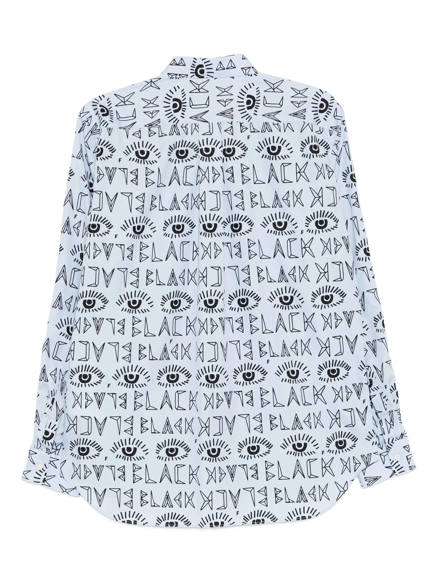 Рубашка BLACK COMME des GARCONS, размер S, синий — фото 1