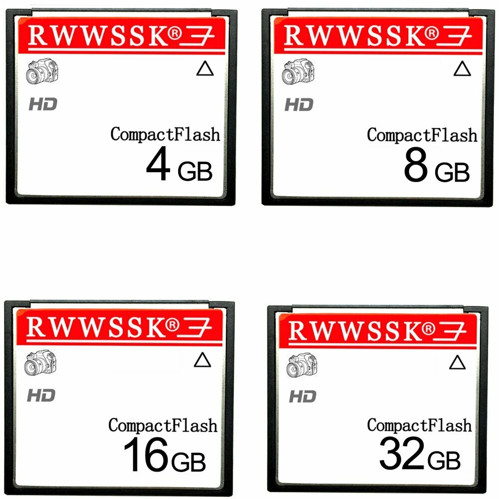 Карта памяти RWWSSK SLC Compact Flash CF 128 МБ 256 МБ 1 ГБ 2 ГБ 4 ГБ 8 ГБ 16 ГБ 32 ГБ 64 ГБ cf 133X 266X 20 МБ/с