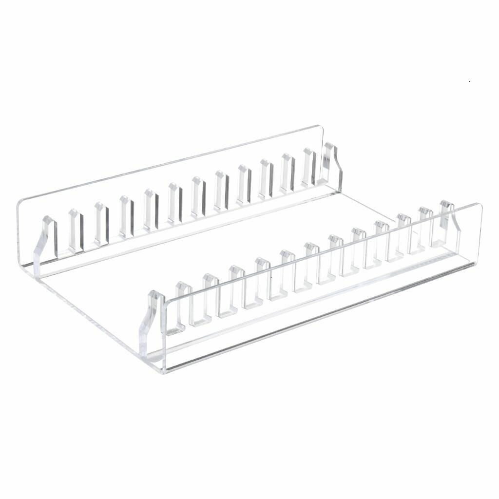 Настольная стойка для хранения компакт-дисков прозрачная акриловая