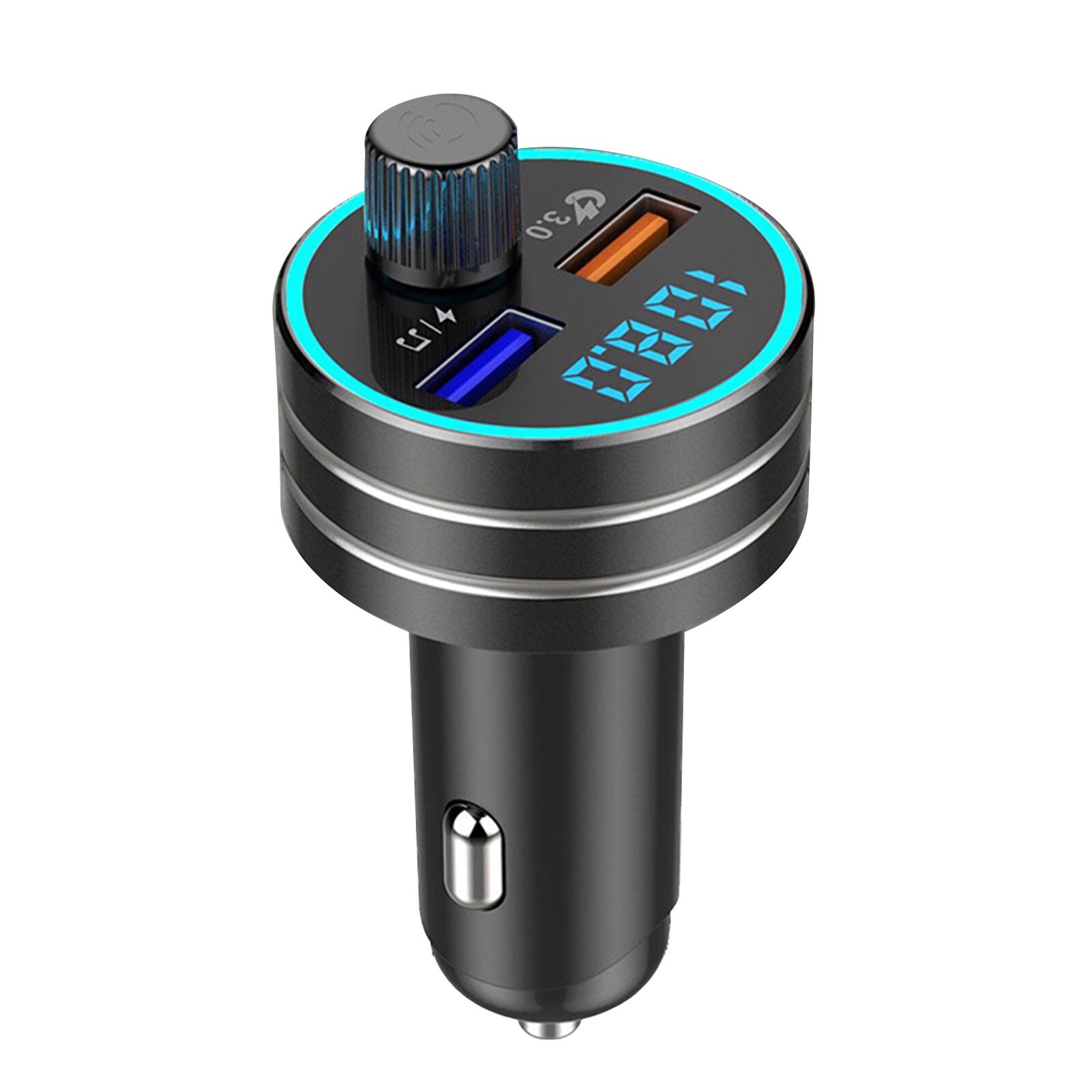 Автомобильный Bluetooth MP3-плеер с FM-трансмиттером (87,5–108 МГц), приёмником и двойным USB-зарядным устройством для телефонов iOS