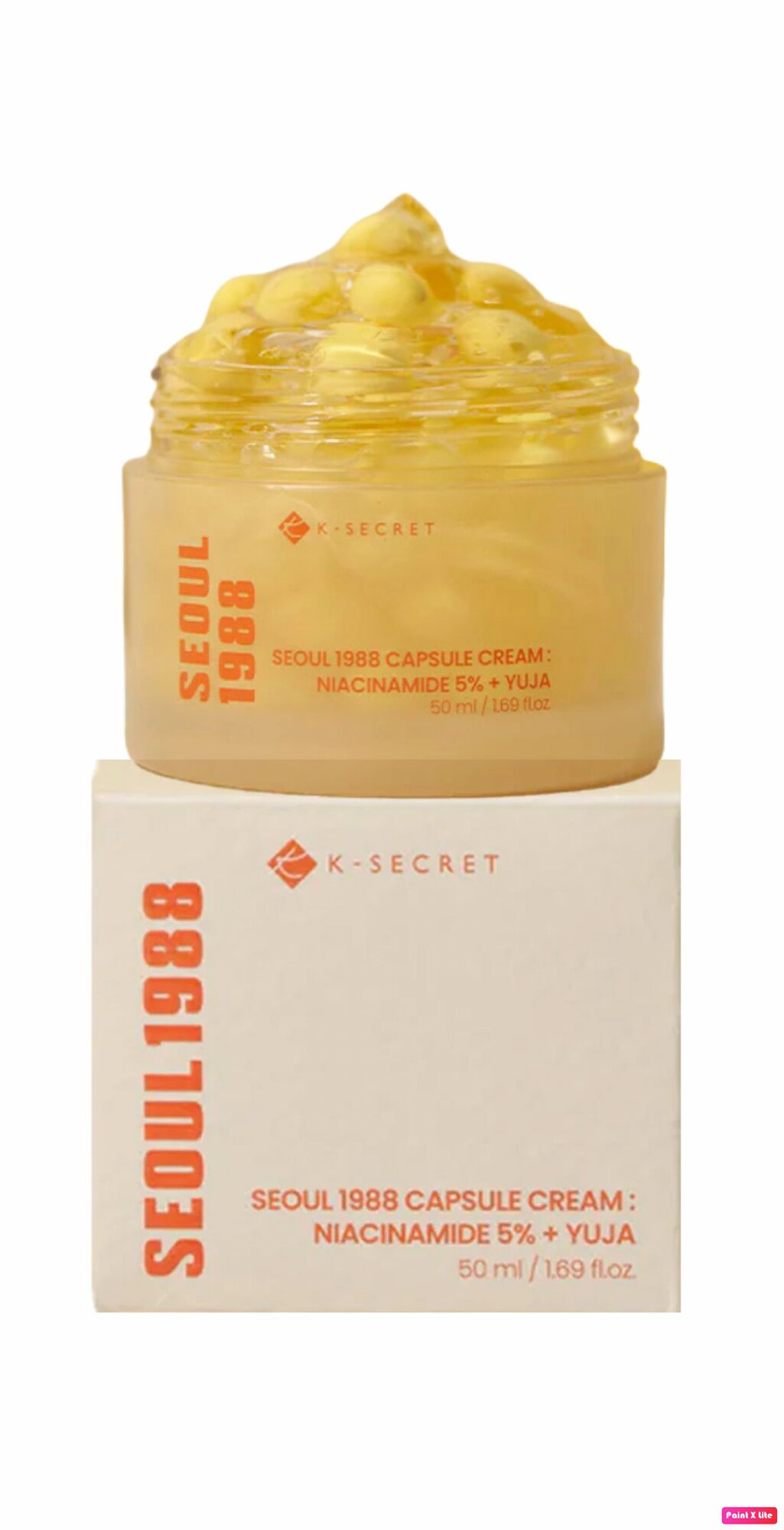 Крем для сияния кожи K-Secret SEOUL 1988 Capsule Cream : Niacinamide 5% + Yuja, 50ml