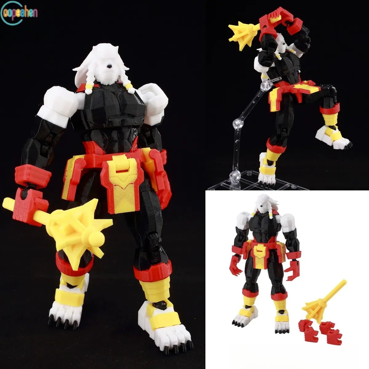 Фигурка Неуязвимый(Berserker-14cm) Lucky Dummy 13,3D-печатный Подвижный Манекен